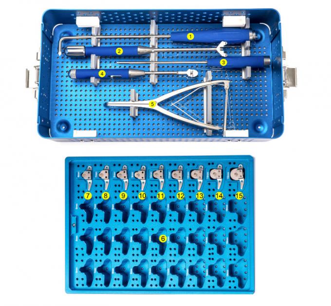 Spine Bone Interspinous Spacer Device Set Spinal Implantation