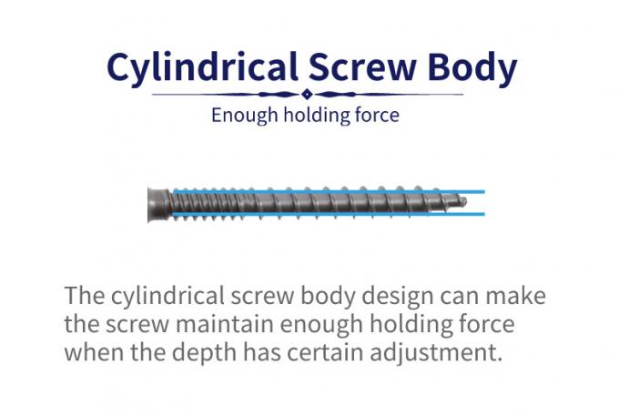 Titanium 5.5mm Double Threaded Pedicle Screws Insert Spine Fixation Device